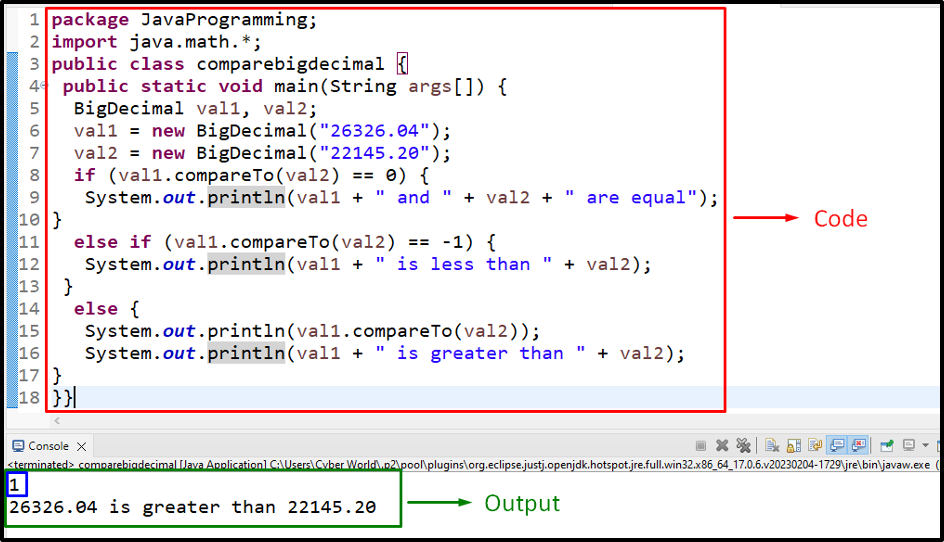 C mo Comparar Dos BigDecimals En Java Territorio M vil